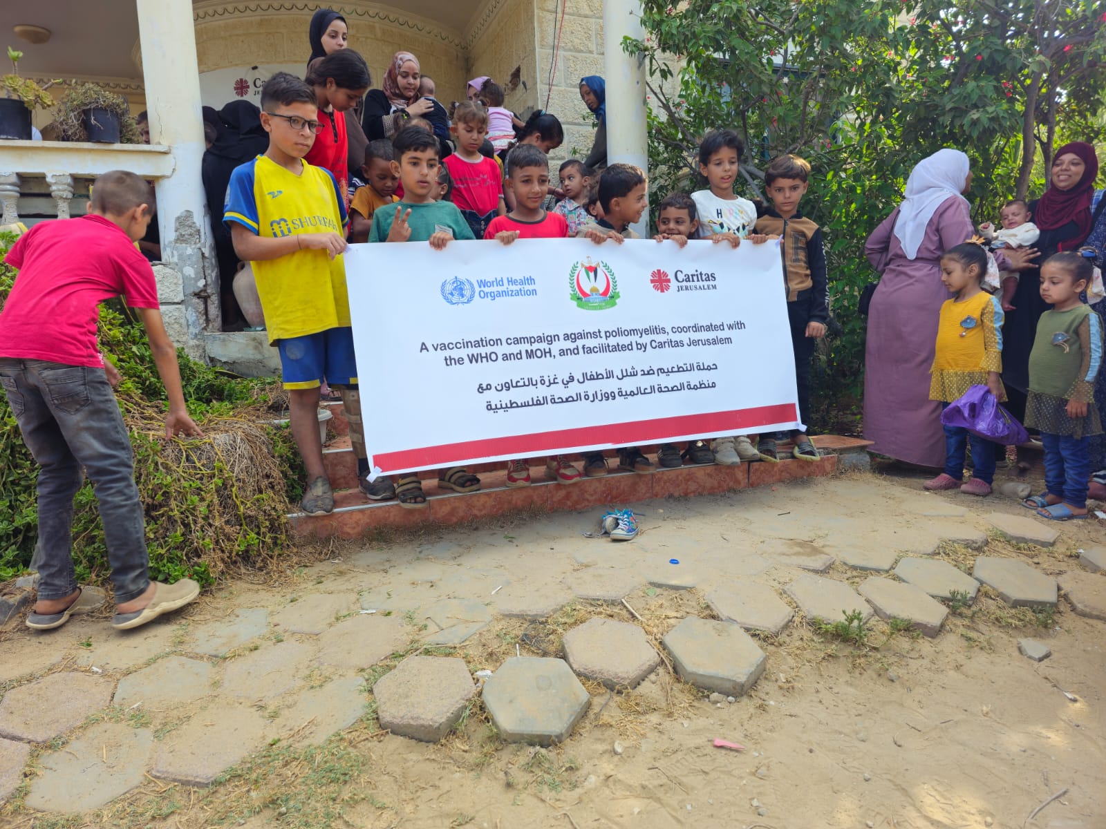 Gaza. La Caritas partecipa alla campagna di vaccinazione antipolio ...